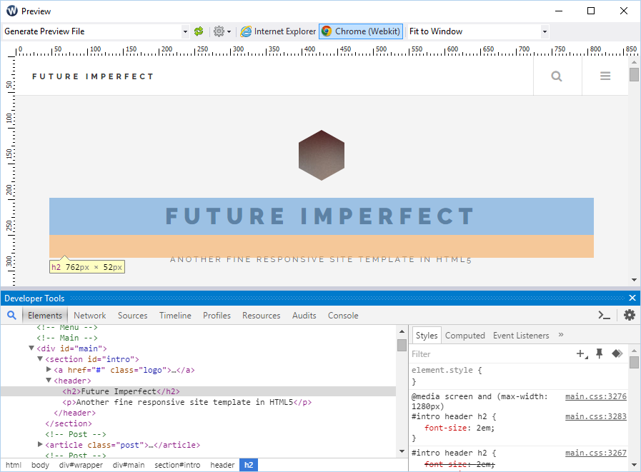Rapid CSS editor - Highlights